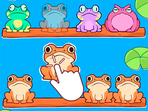 Sorting frogs | Ecaps Games - Best Play H5 Free Games
