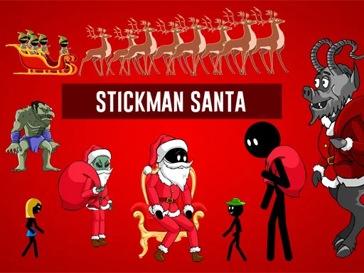 Stickman Santa | Ecaps Games - Best Play H5 Free Games